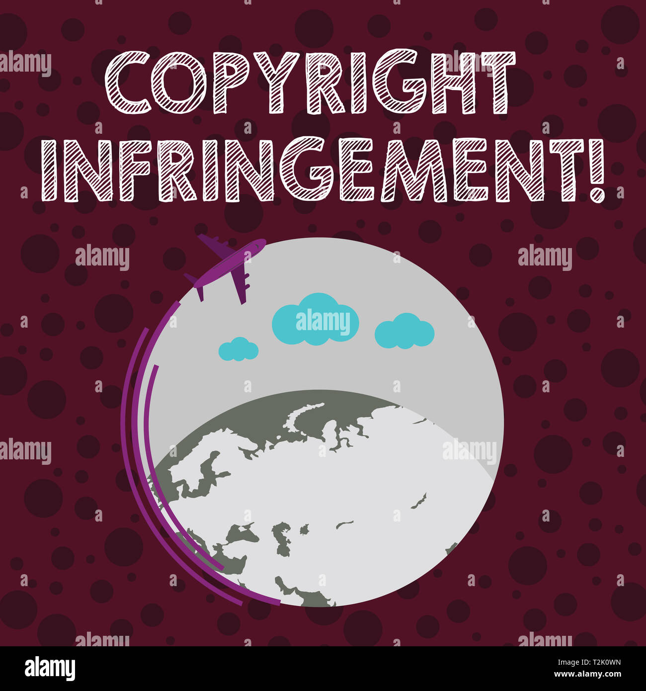 Conceptual hand writing showing Copyright Infringement. Concept meaning ...