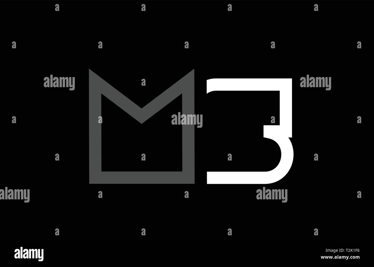 Letter ms logo Black and White Stock Photos & Images - Alamy