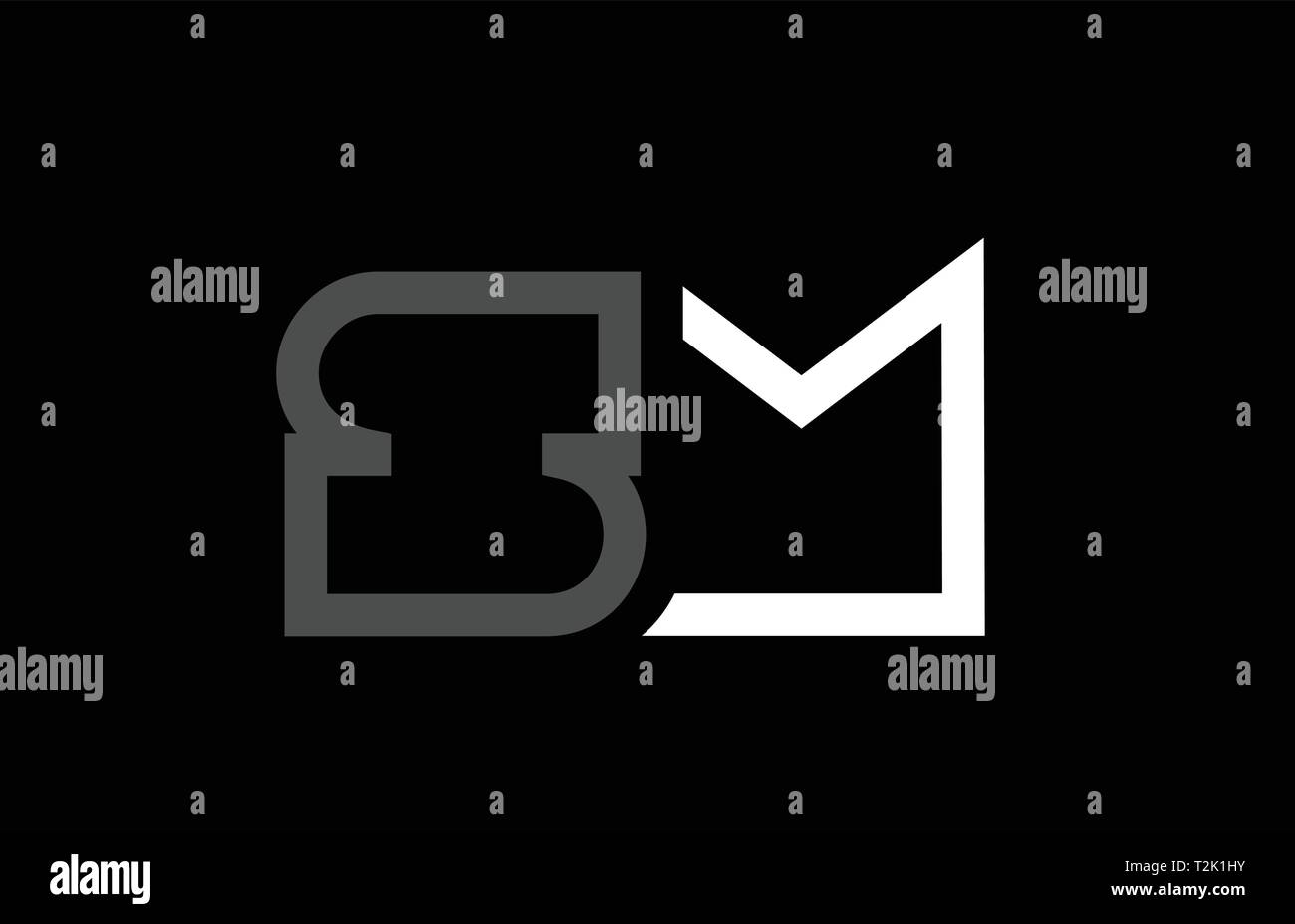 Sm alphabet Black and White Stock Photos & Images - Alamy