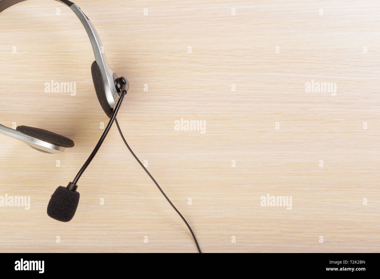 headset with microphone Stock Photo - Alamy