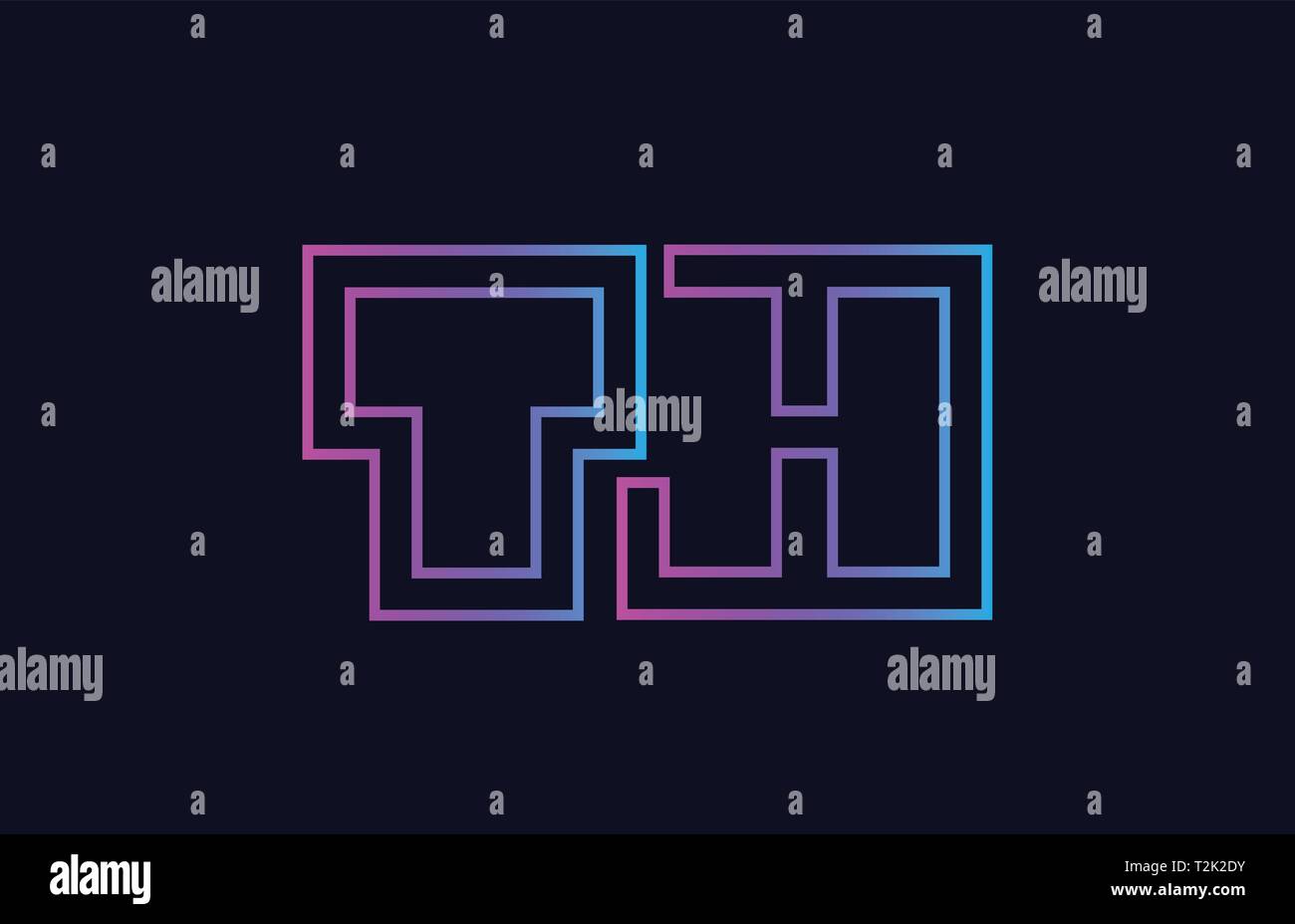 H t logo Stock Vector Images - Alamy