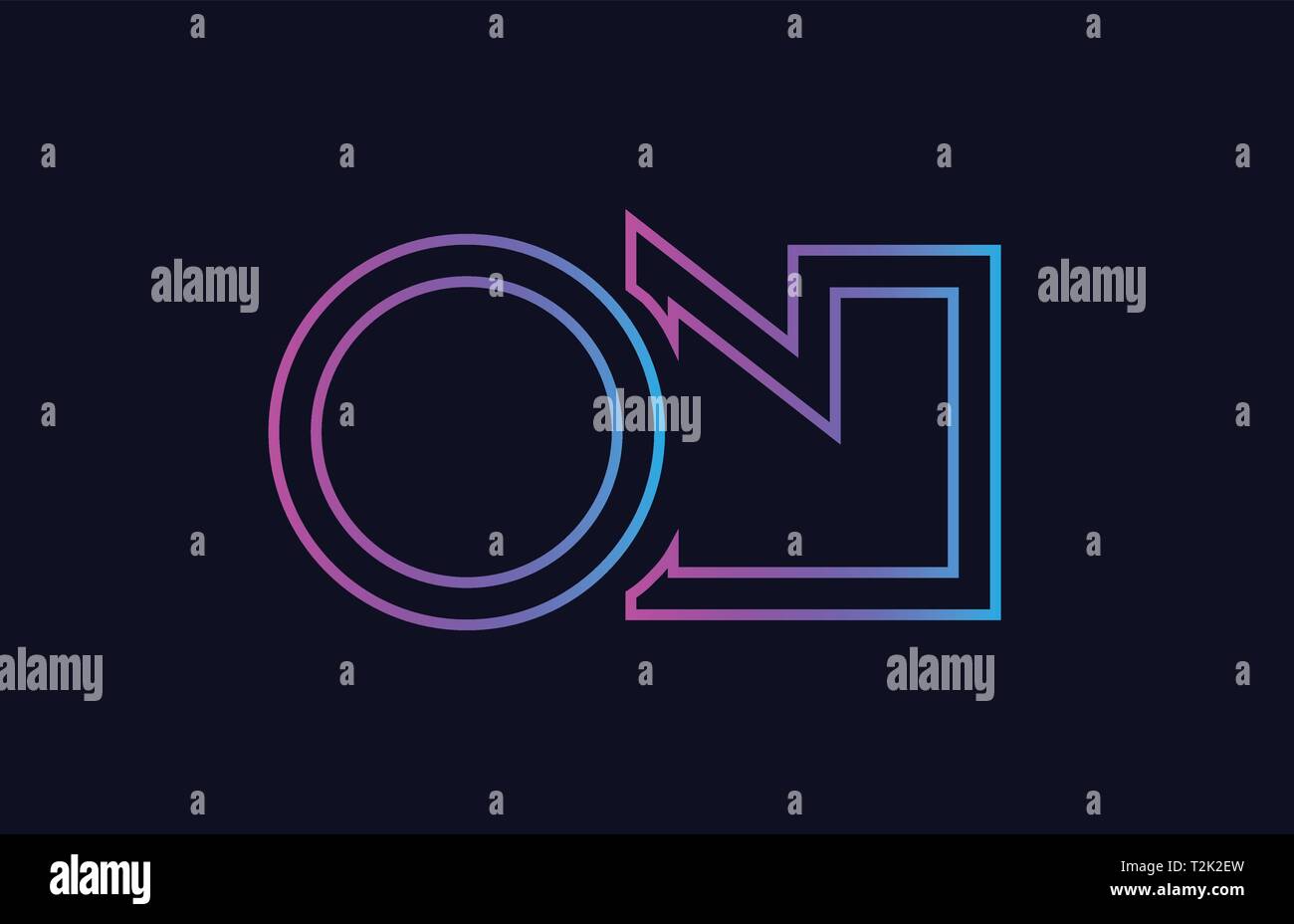 O and n Stock Vector Images - Alamy
