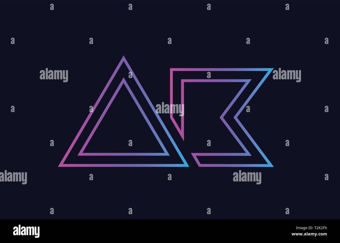 K design Stock Vector Images - Alamy