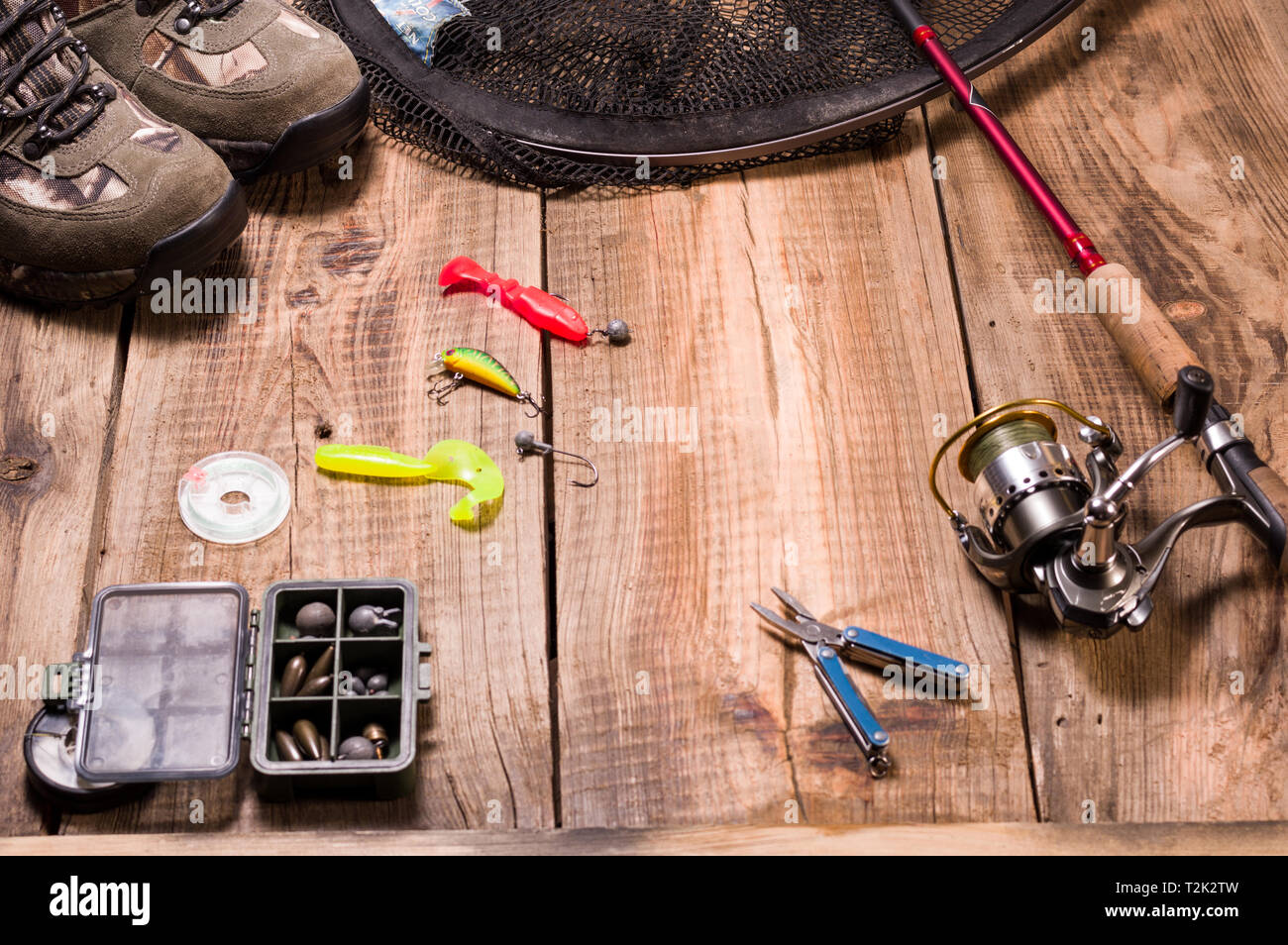 Collecting fishing tackle hi-res stock photography and images - Alamy