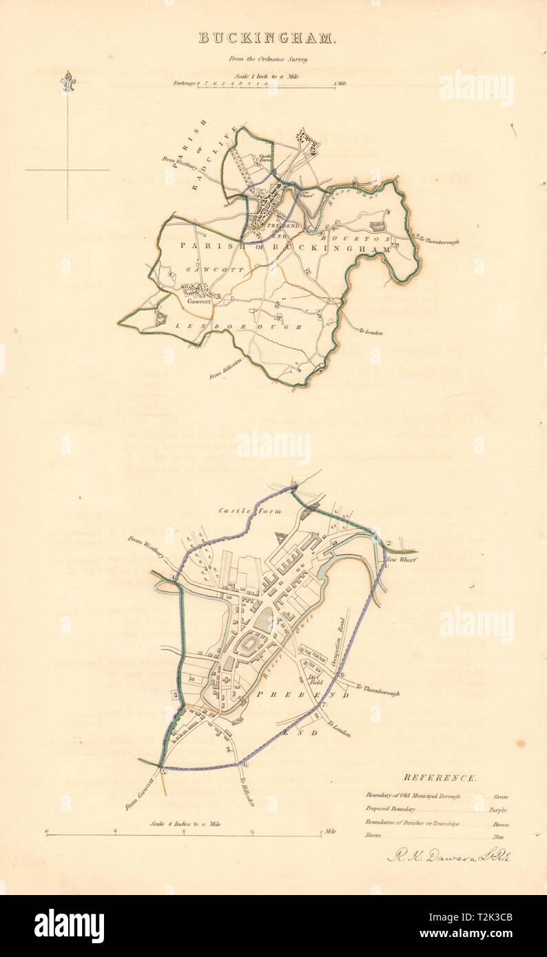 Buckingham Buckinghamshire England Towns High Resolution Stock ...