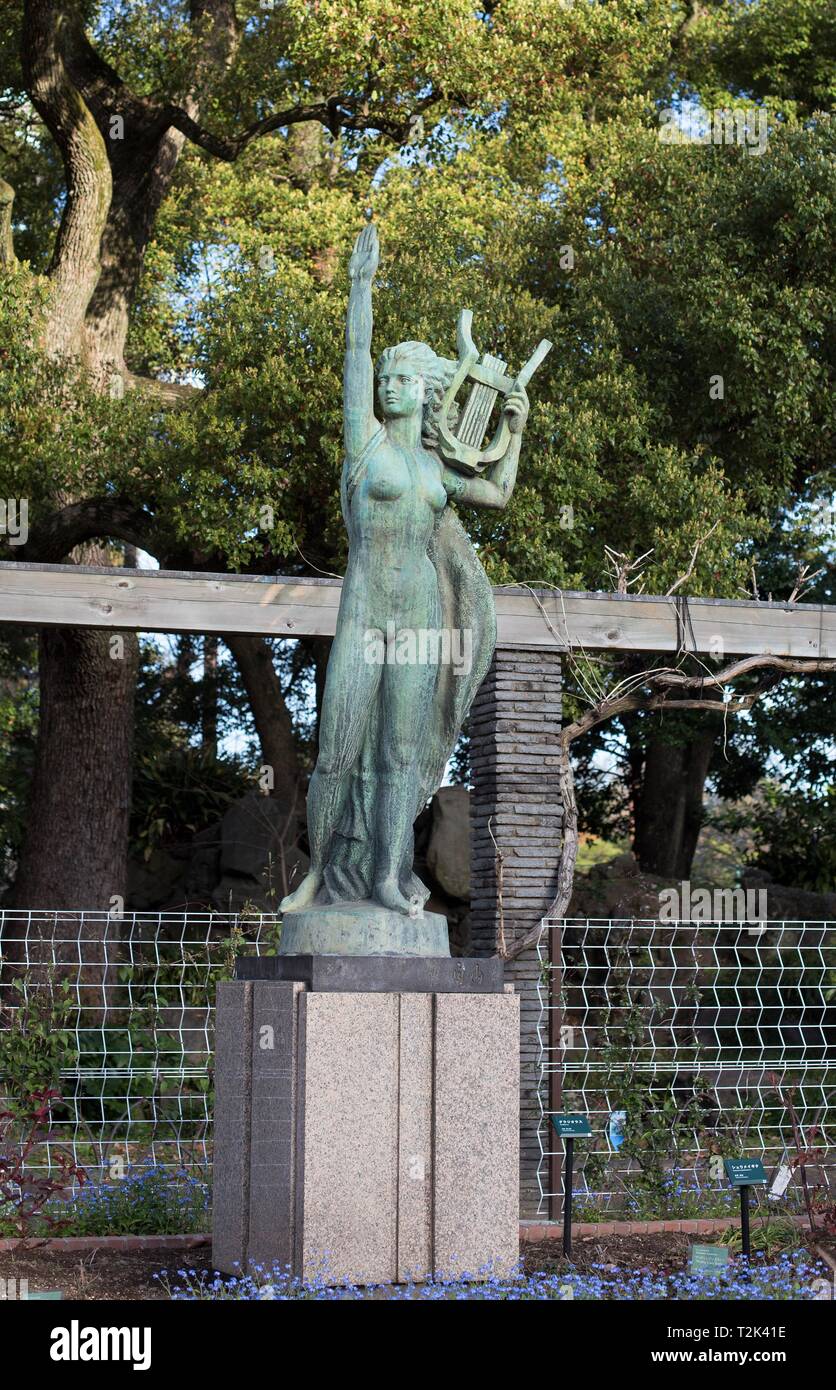 Statue in Hibiya Park in Tokyo, Japan Stock Photo - Alamy