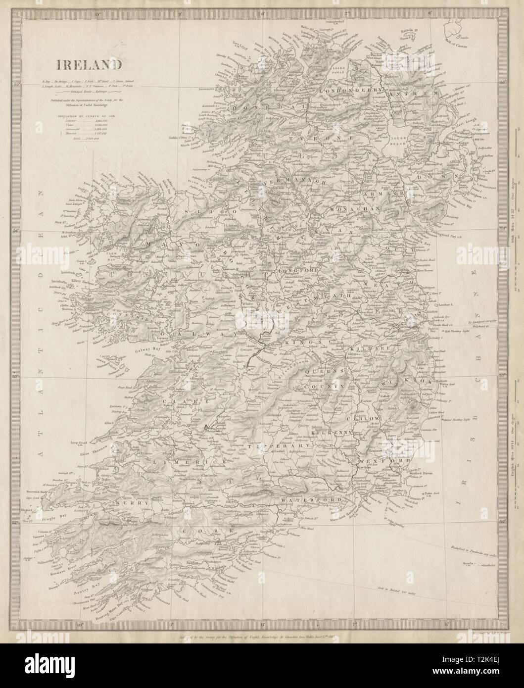 Irish railway map hi-res stock photography and images - Alamy