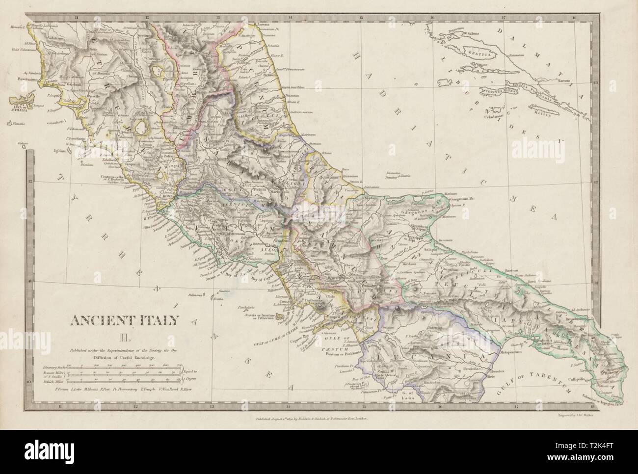 ANCIENT ITALY.South.Apulia Latium Sabini Samnium Picenum Etruria SDUK ...