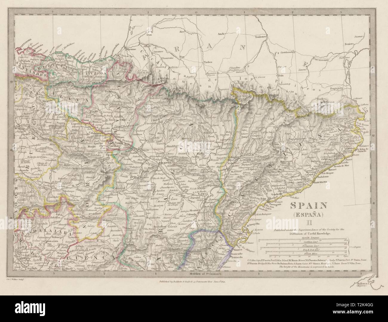 Navarra map hi-res stock photography and images - Alamy