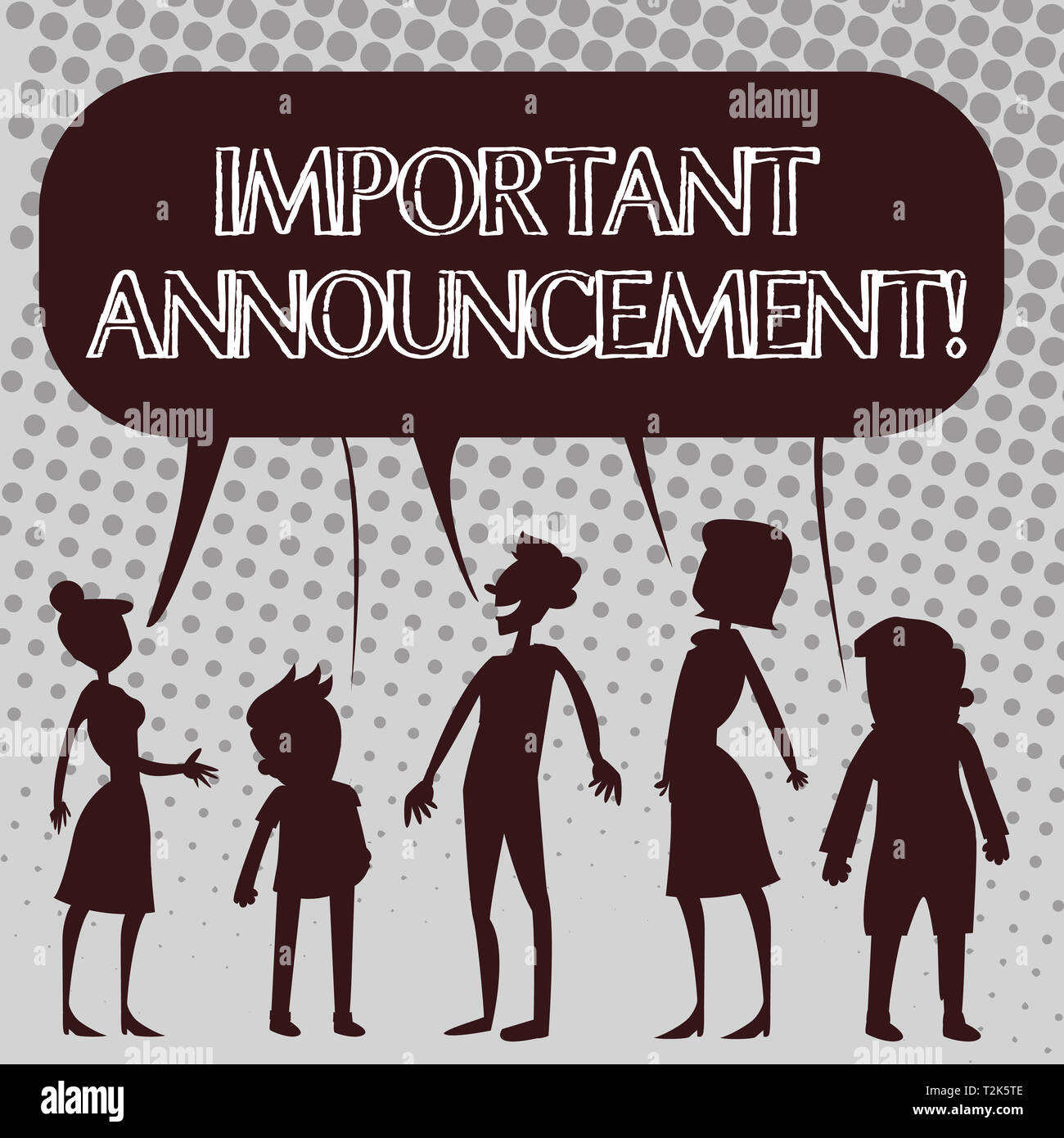 Handwriting text Important Announcement. Conceptual photo A significant ...