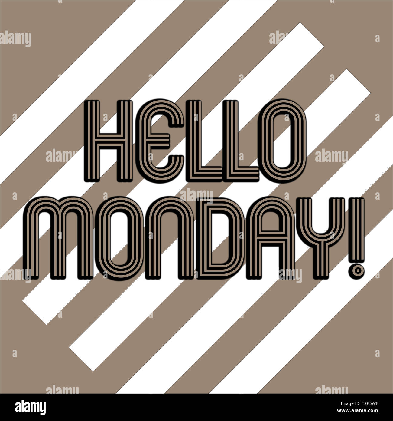 Conceptual hand writing showing Hello Monday. Concept meaning indicate ...