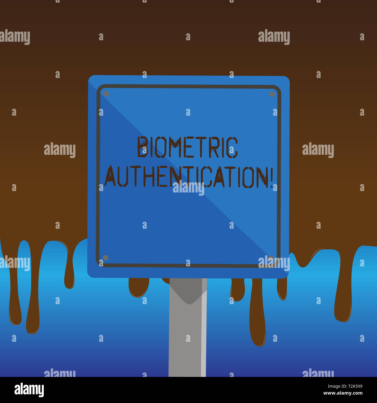 Text sign showing Biometric Authentication. Business photo showcasing ...