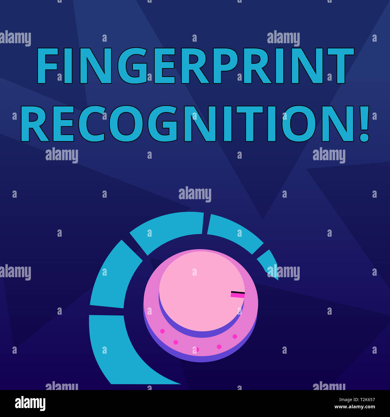 Word writing text Fingerprint Recognition. Business photo showcasing ...