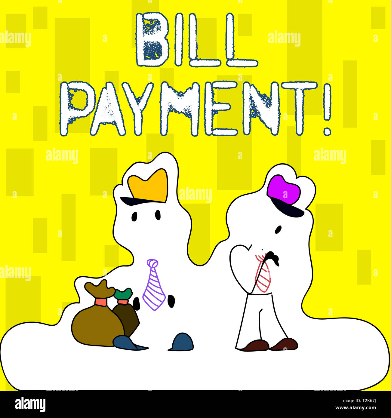 Handwriting text writing Bill Payment. Conceptual photo money transfer ...