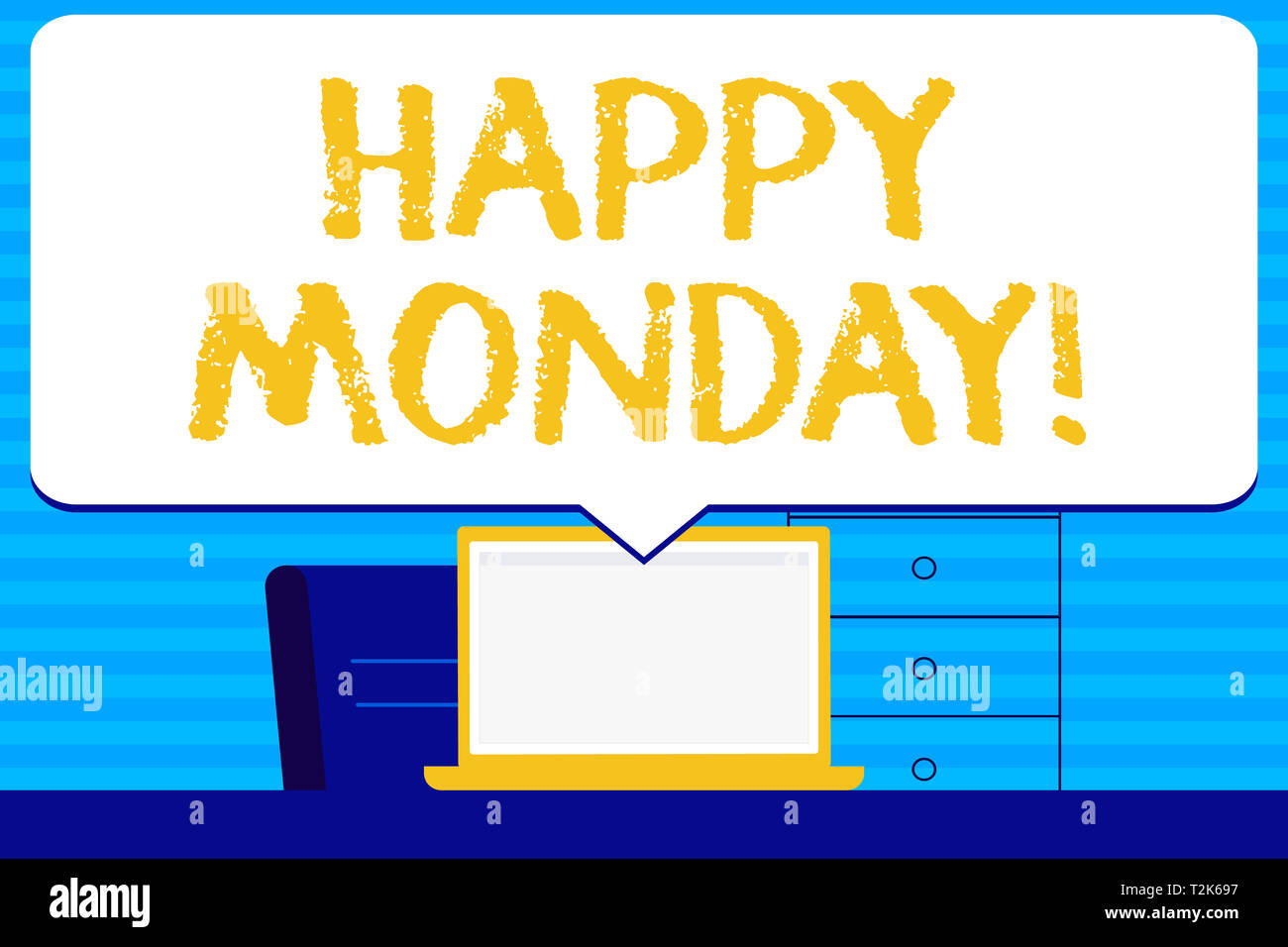Conceptual hand writing showing Happy Monday. Concept meaning indicate ...