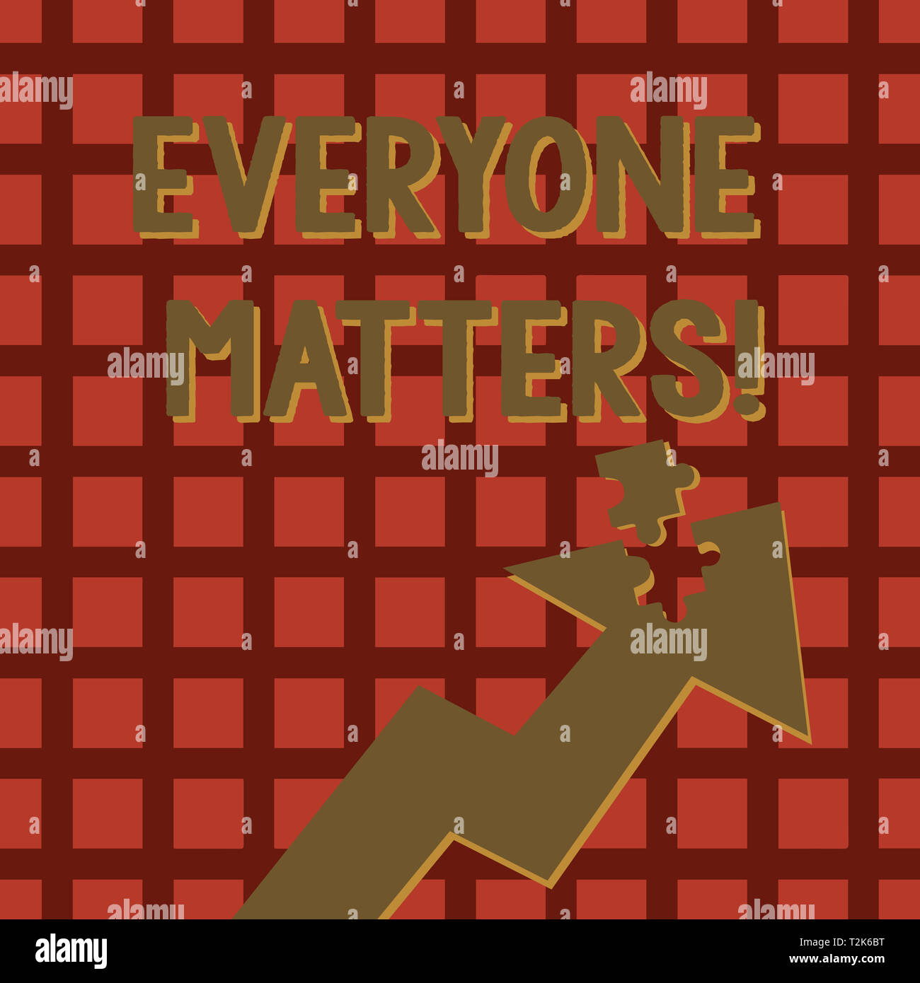 Writing note showing Everyone Matters. Business concept for means that ...