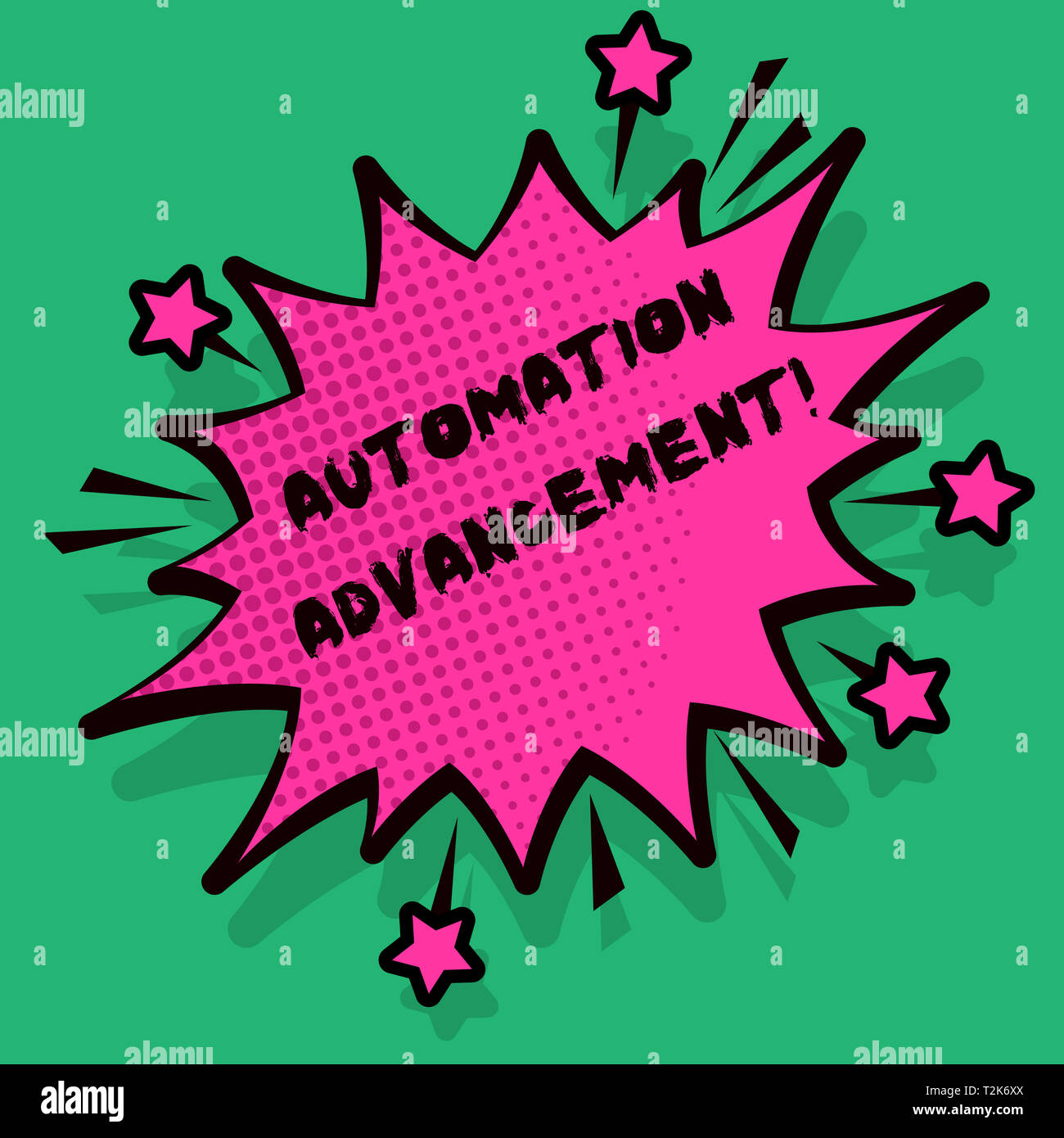 Text sign showing Automation Advancement. Business photo text ...