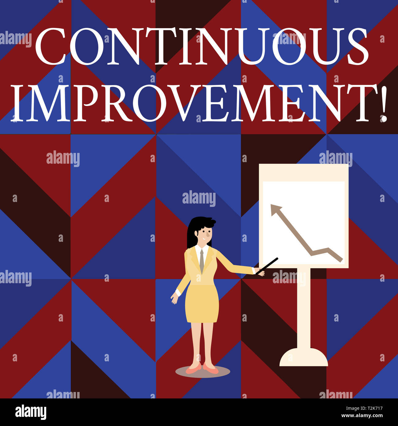 Writing note showing Continuous Improvement. Business concept for ...