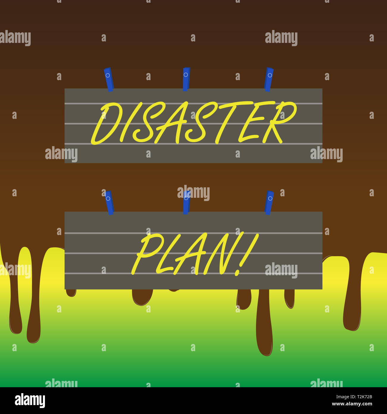 Handwriting text Disaster Plan. Conceptual photo process or set of ...