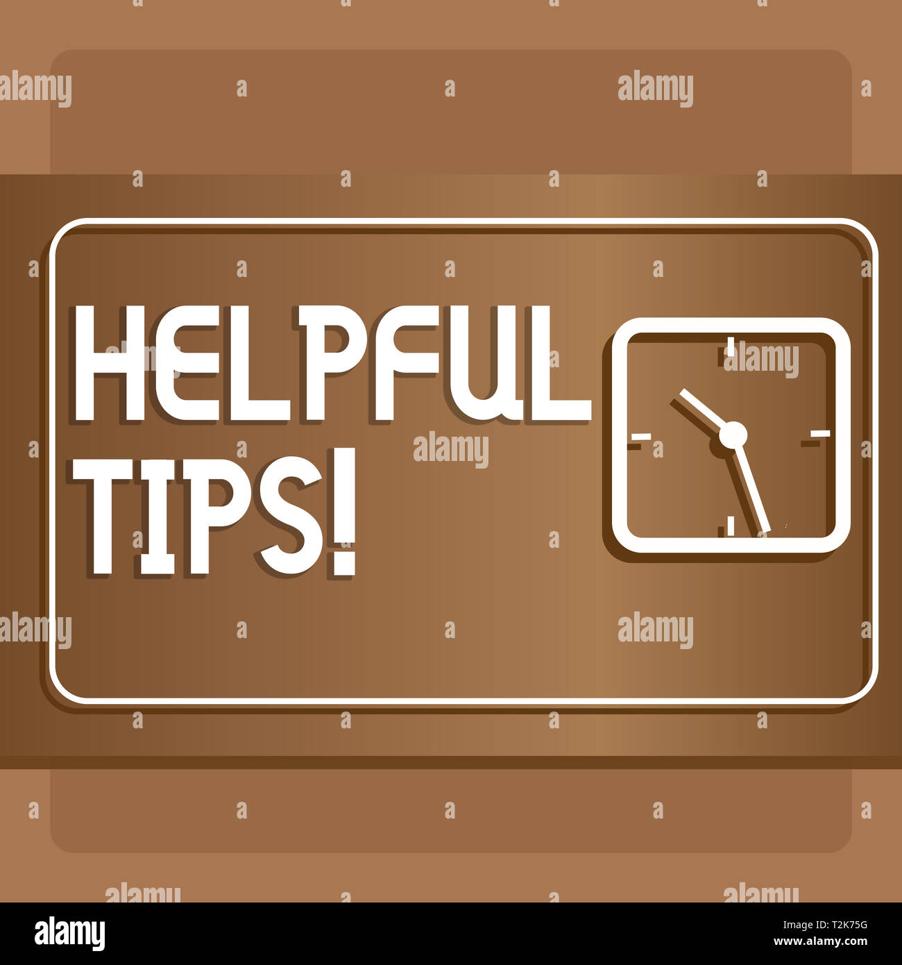 Text sign showing Helpful Tips. Business photo text secret information ...