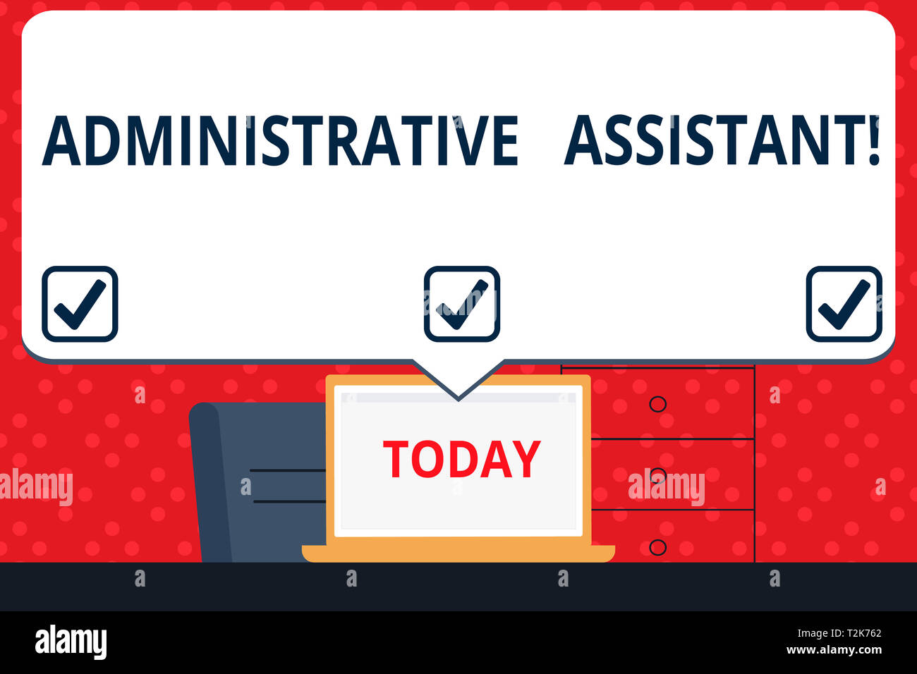 Handwriting text Administrative Assistant. Conceptual photo ...