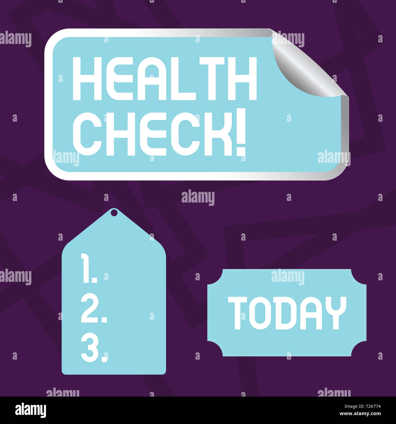 Text sign showing Health Check. Business photo showcasing examination ...