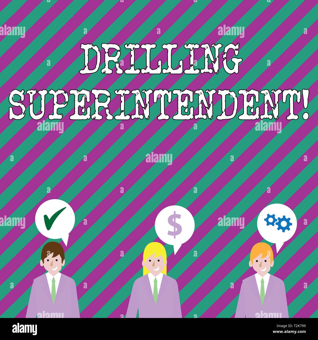 Text sign showing Drilling Superintendent. Business photo showcasing ...