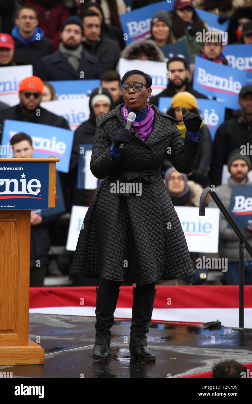 Senator Bernie Sanders 2020 Kick Off Rally held in Brooklyn, NY ...
