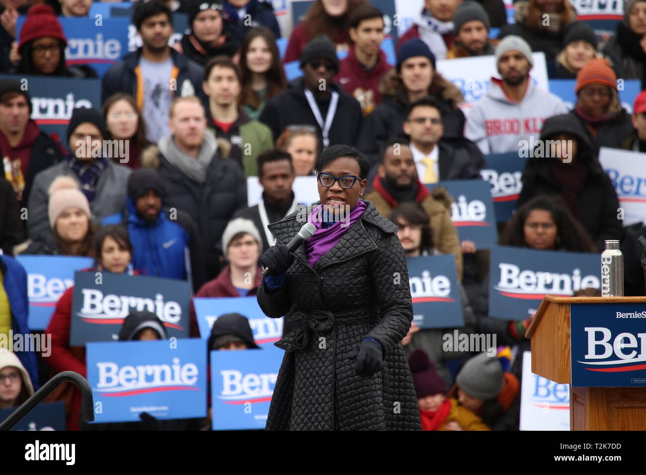 Senator Bernie Sanders 2020 Kick Off Rally held in Brooklyn, NY ...