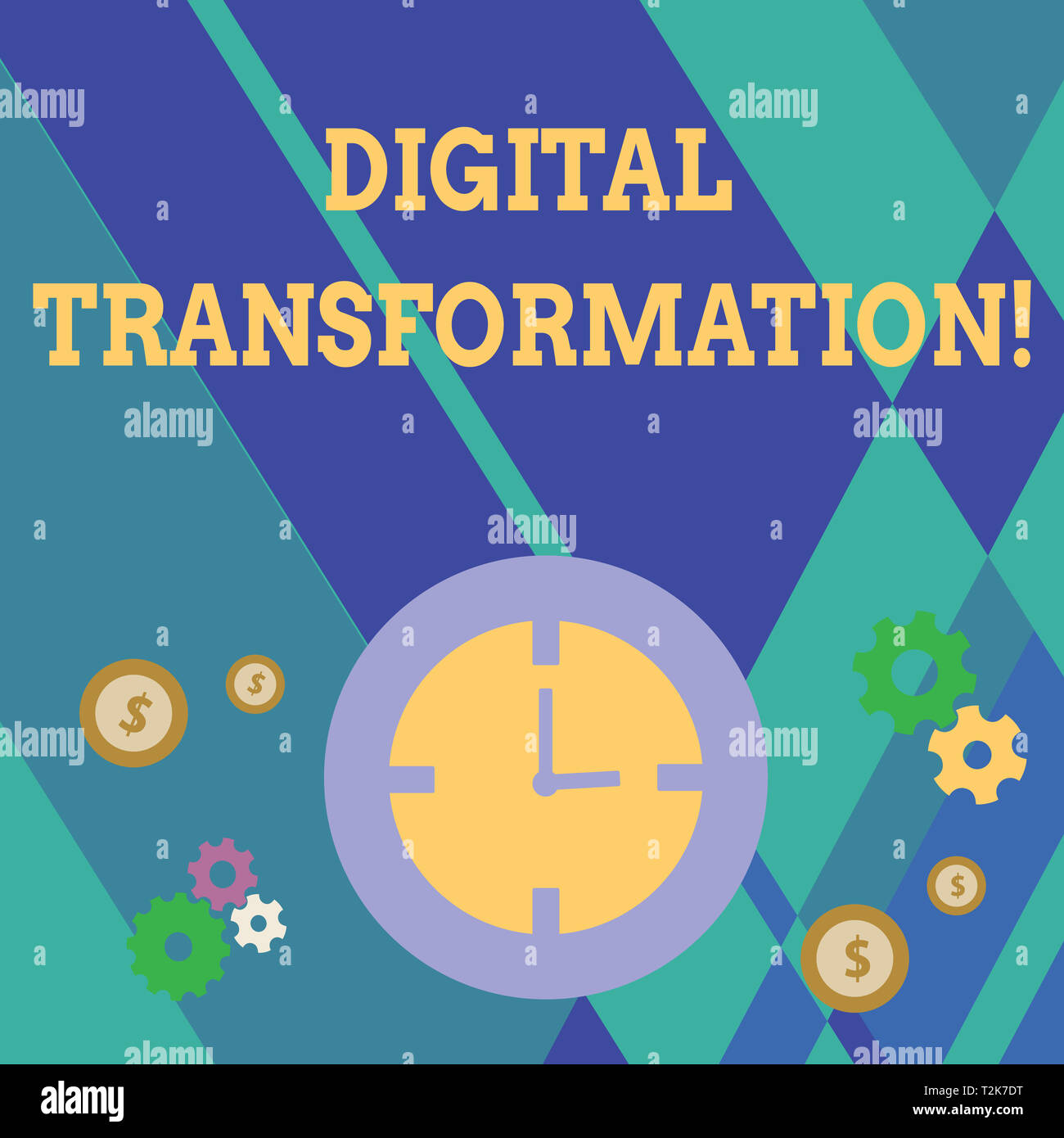 Handwriting text writing Digital Transformation. Conceptual photo ...