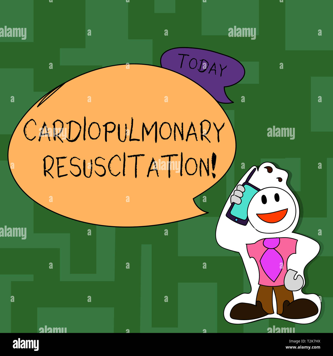Text sign showing Cardiopulmonary Resuscitation. Business photo text ...