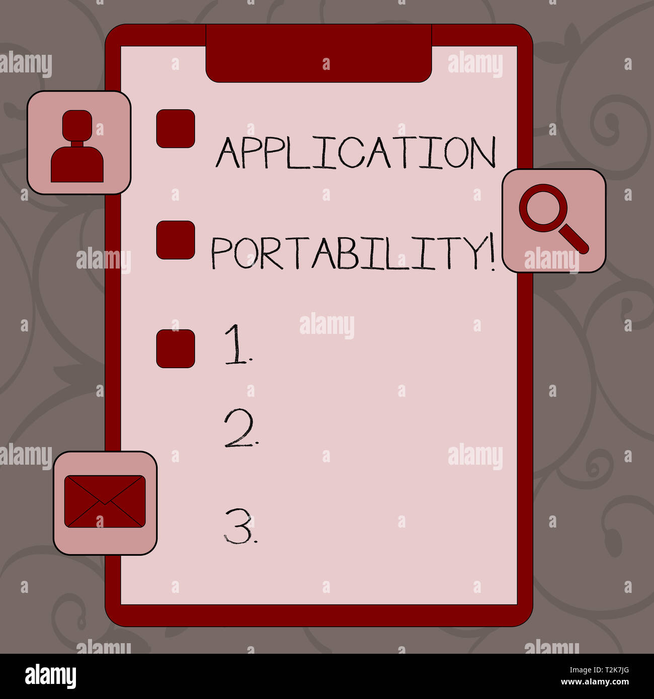Conceptual hand writing showing Application Portability. Concept ...