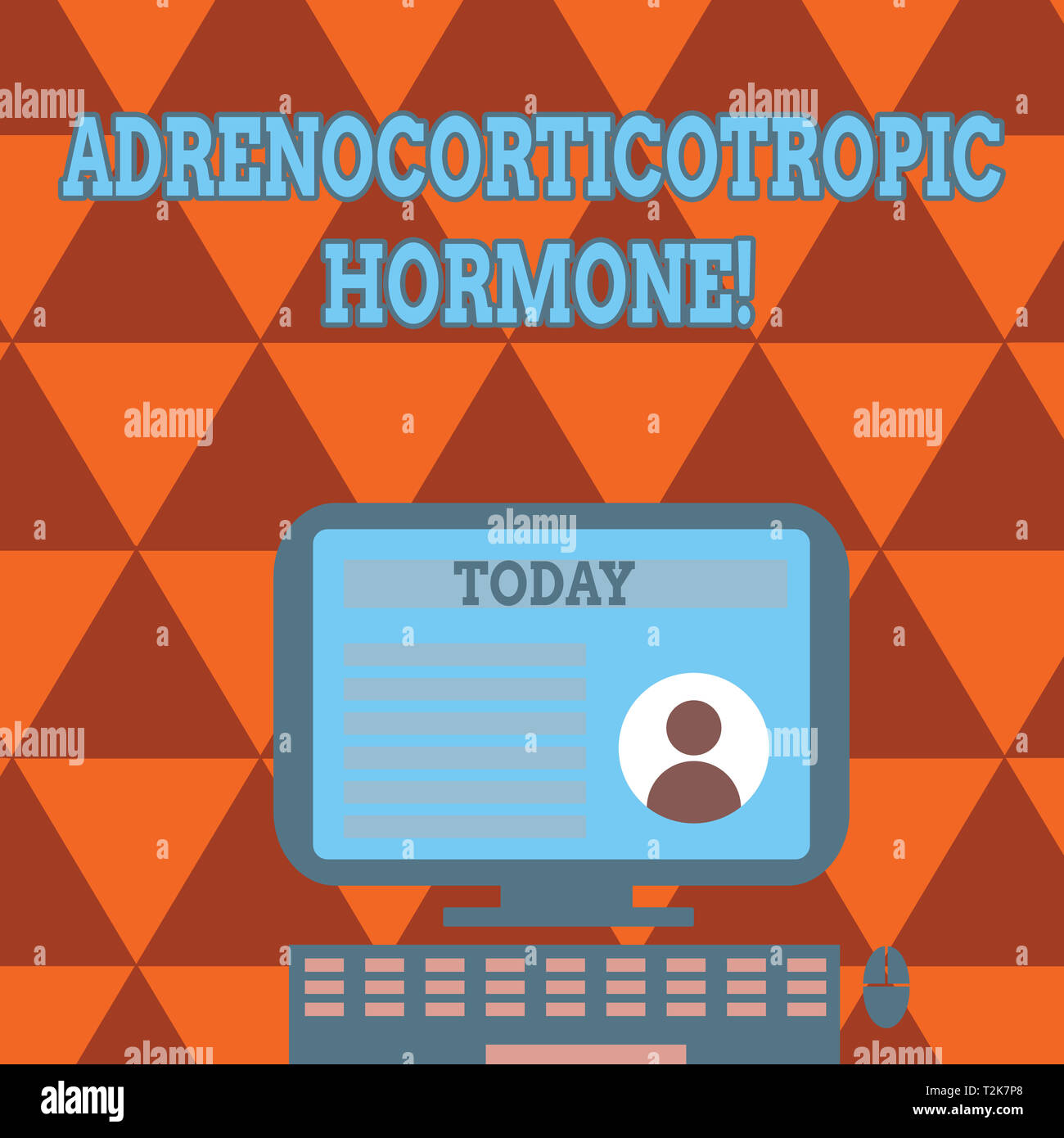Conceptual hand writing showing Adrenocorticotropic Hormone. Concept ...