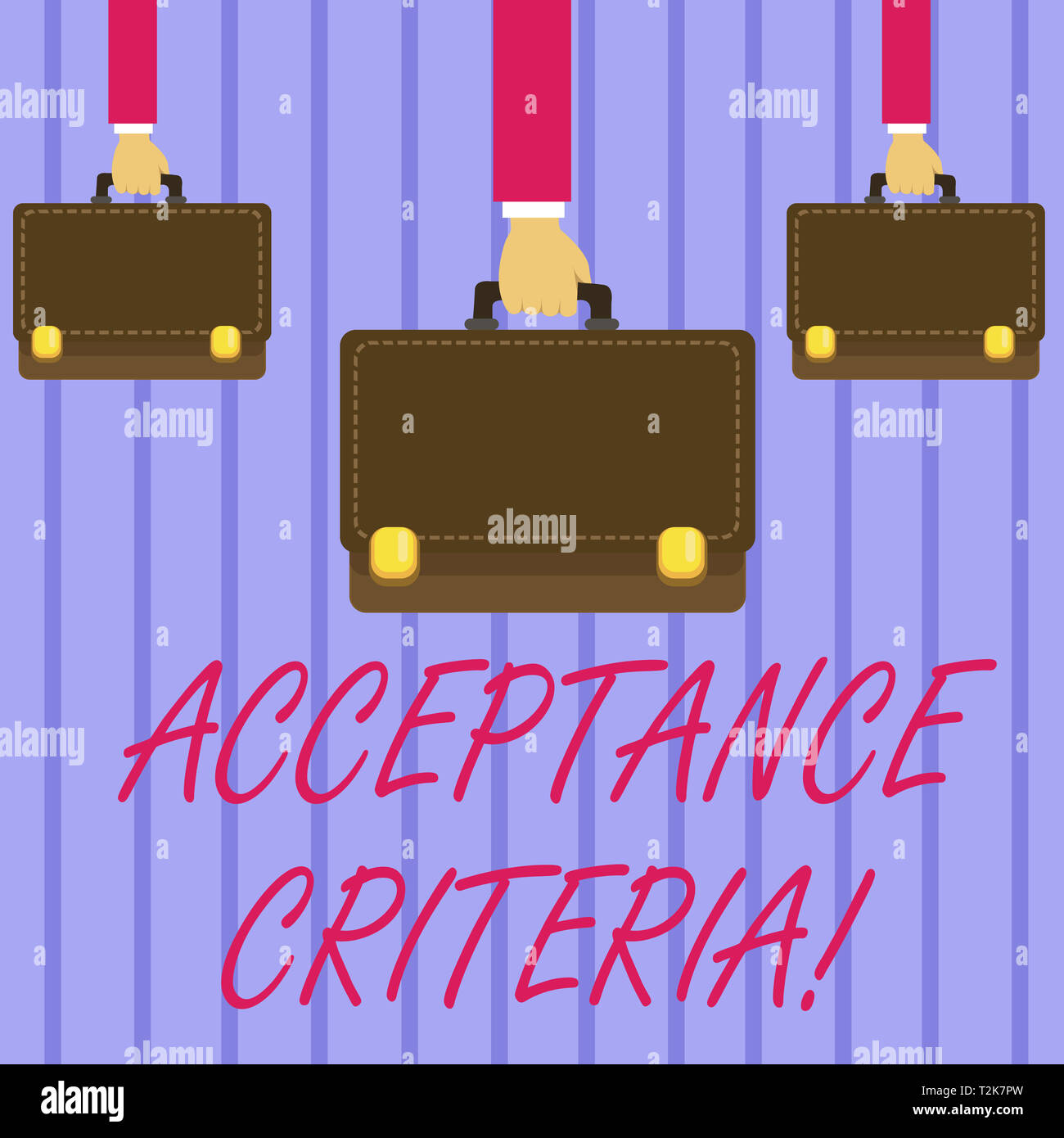 Writing note showing Acceptance Criteria. Business concept for ...