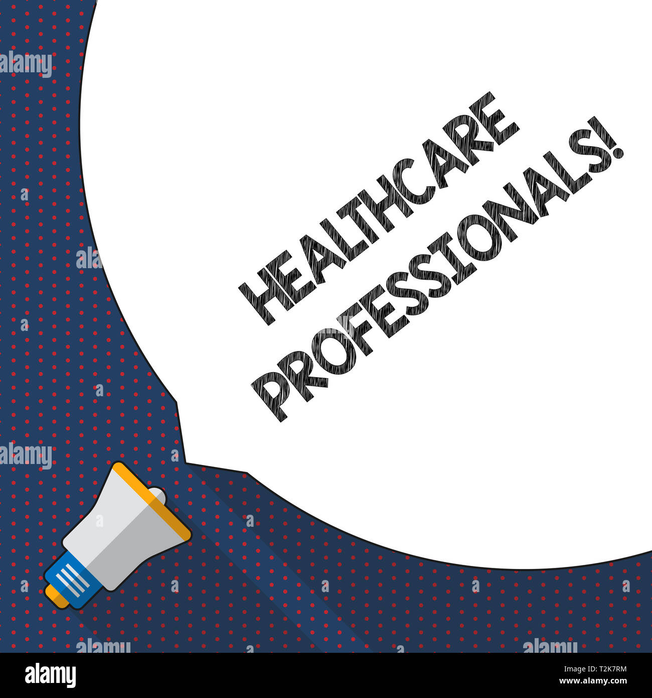 Handwriting text writing Healthcare Professionals. Conceptual photo ...