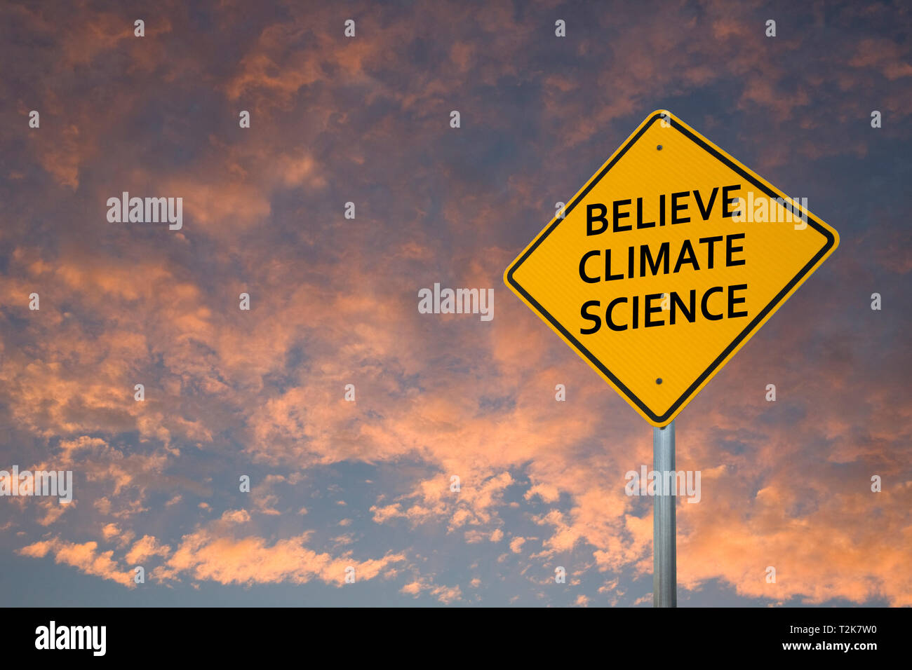 Environmental Sign Posts Stock Photo - Alamy