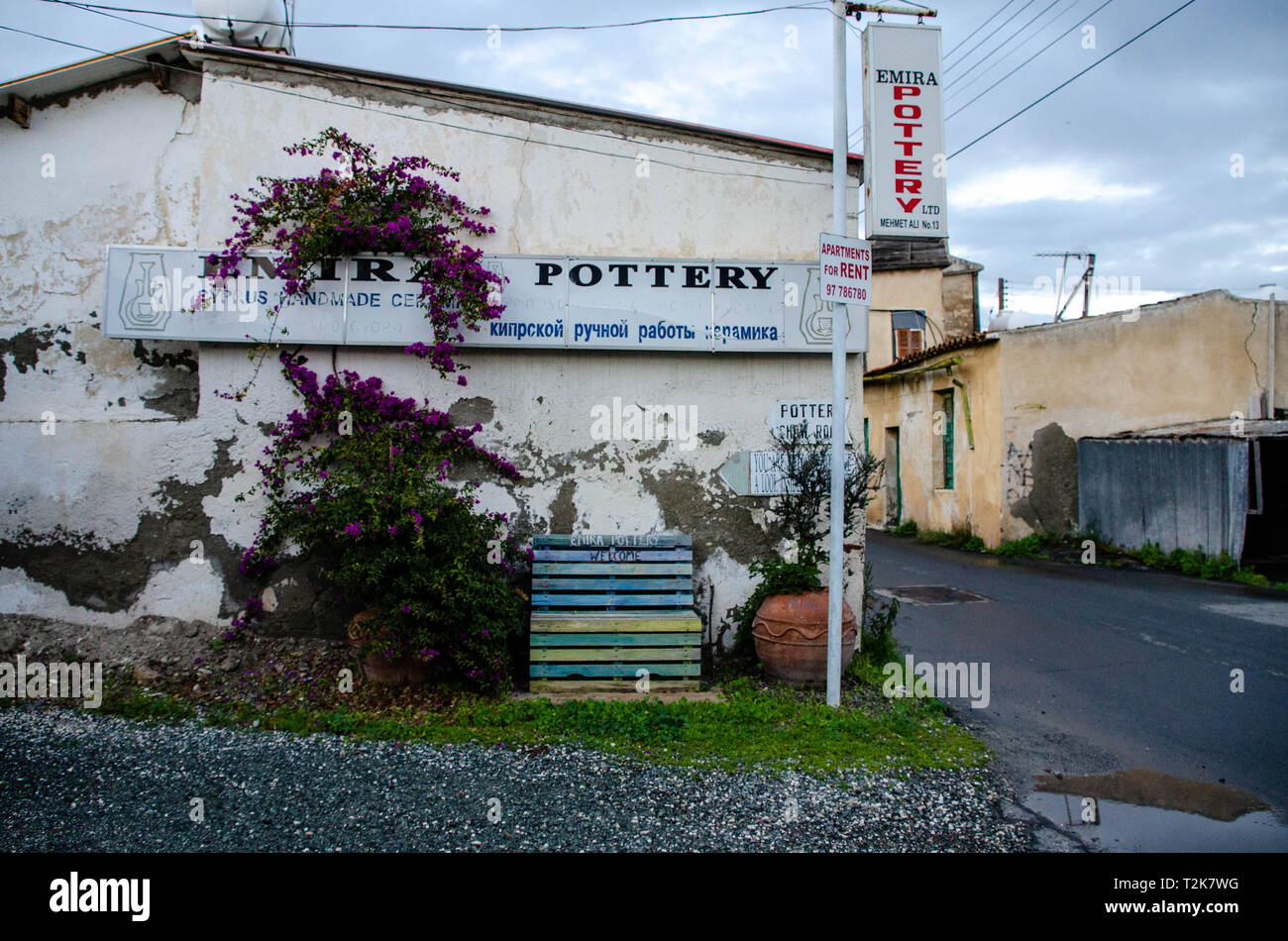 Local crafts workshop in Larnaca Stock Photo - Alamy