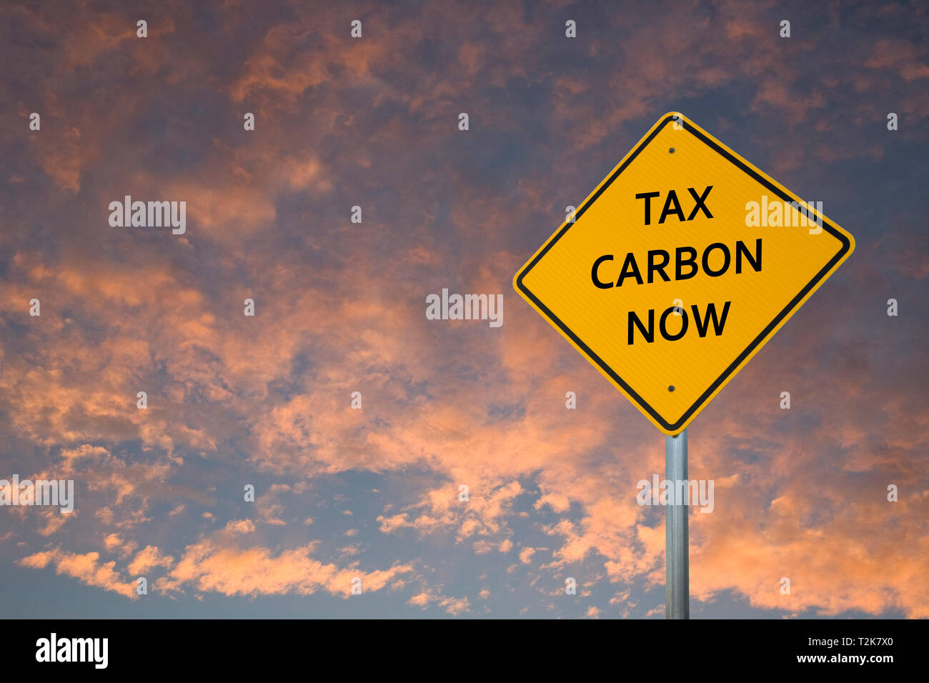 Environmental Sign Posts Stock Photo - Alamy