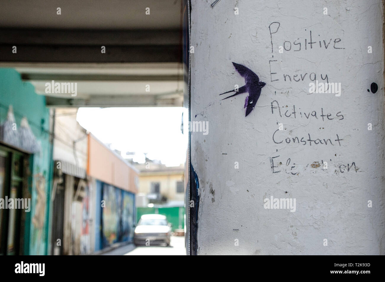 Street art in Larnaca, Cyprus. February 2019 Stock Photo - Alamy