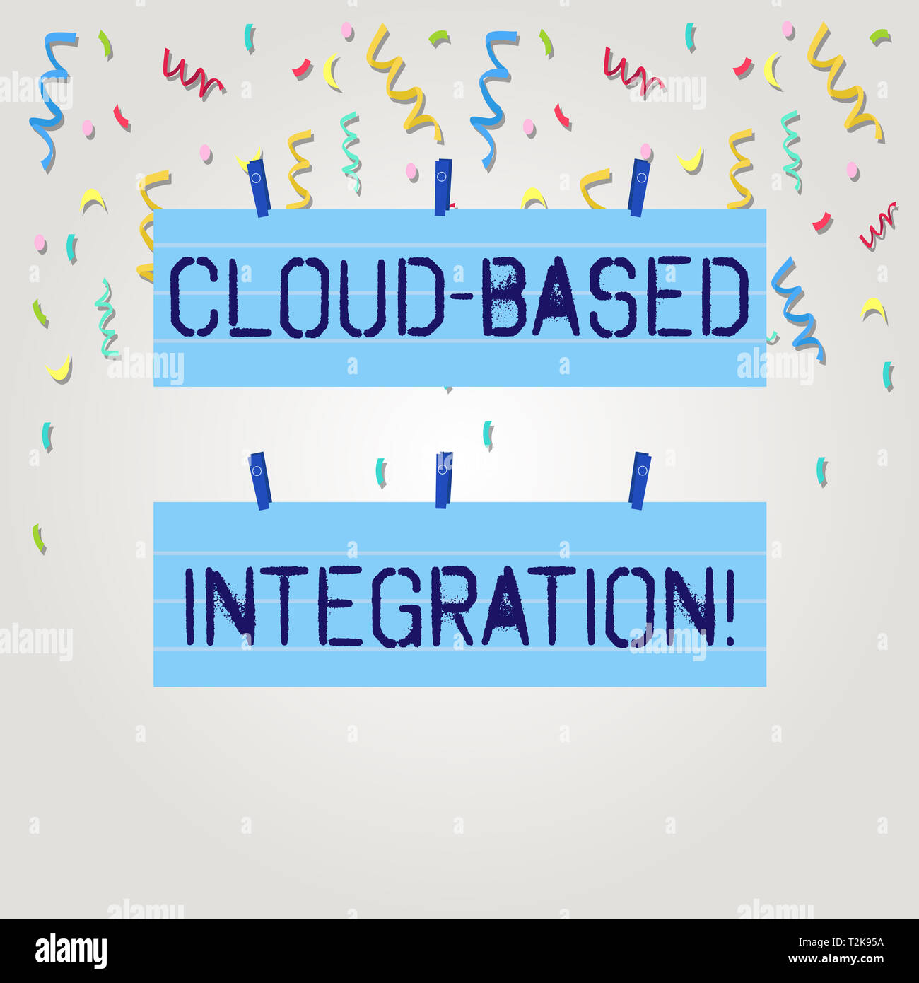 Cloud based integration text hi-res stock photography and images - Alamy