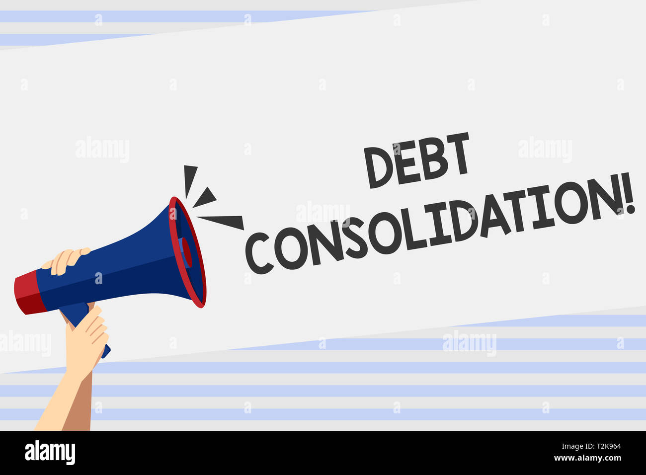 Writing note showing Debt Consolidation. Business concept for entails ...