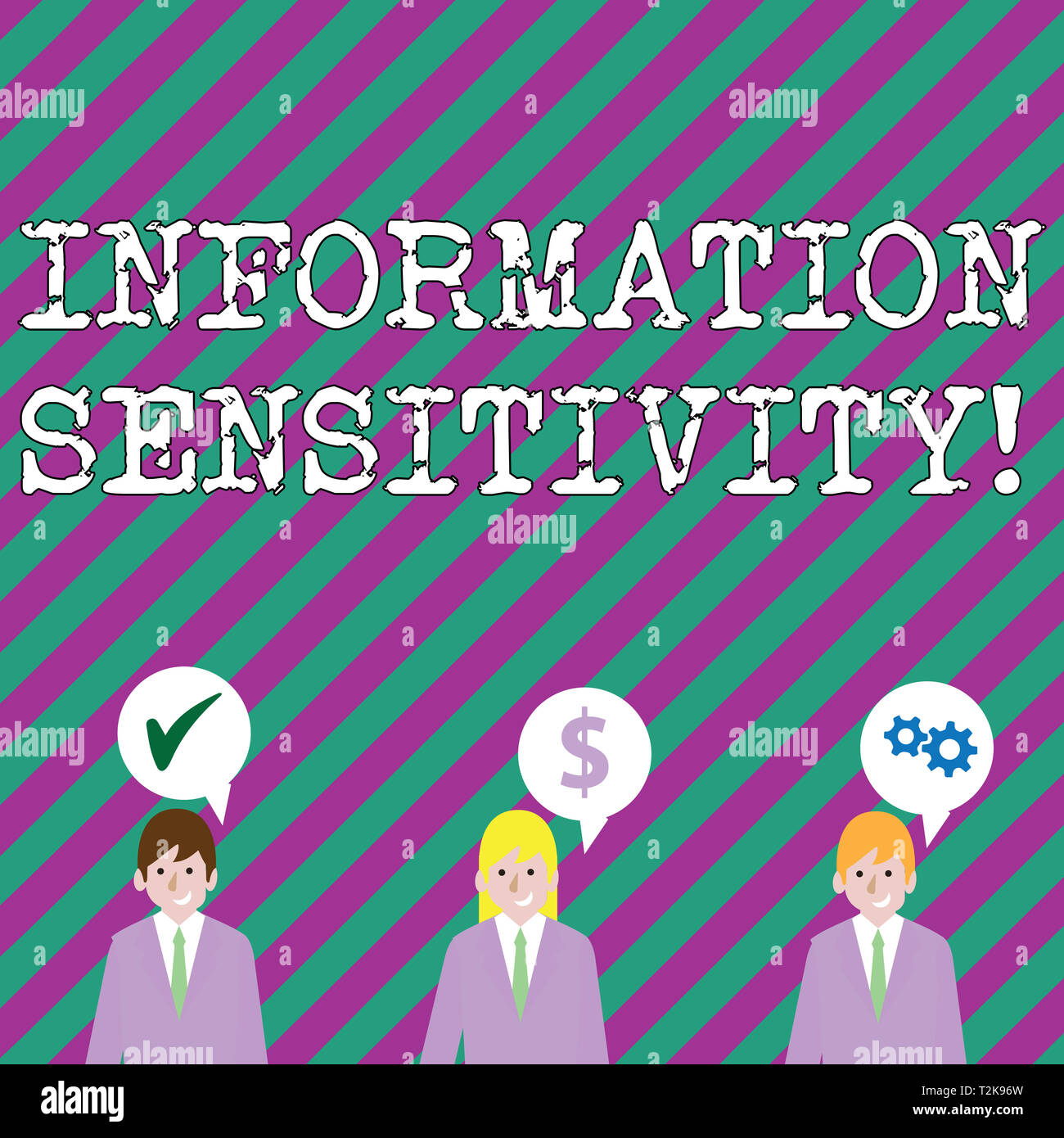 Text sign showing Information Sensitivity. Business photo showcasing ...