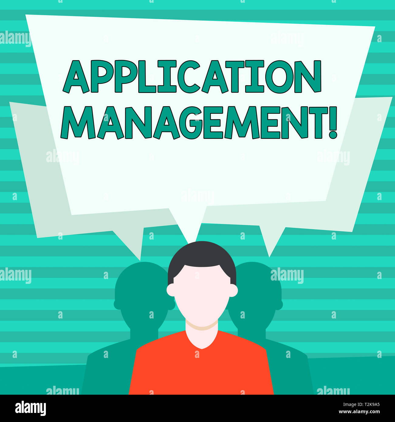 Conceptual hand writing showing Application Management. Concept meaning ...