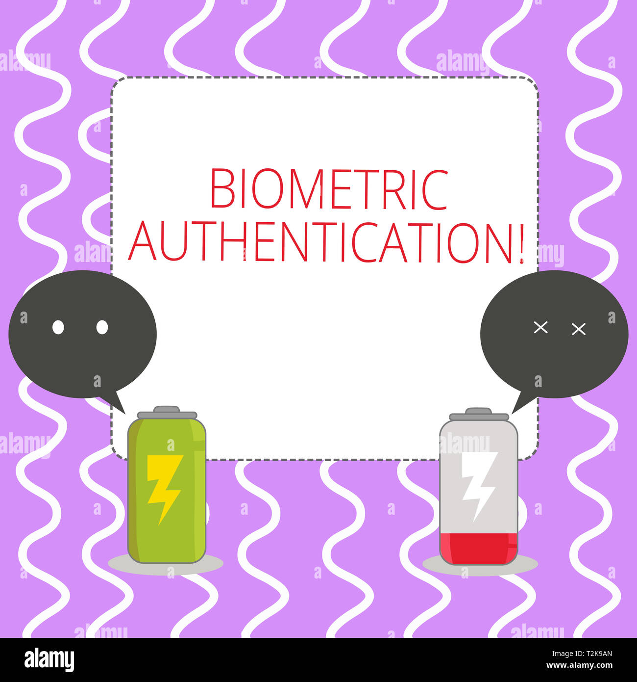 Conceptual hand writing showing Biometric Authentication. Concept meaning identity verification ...