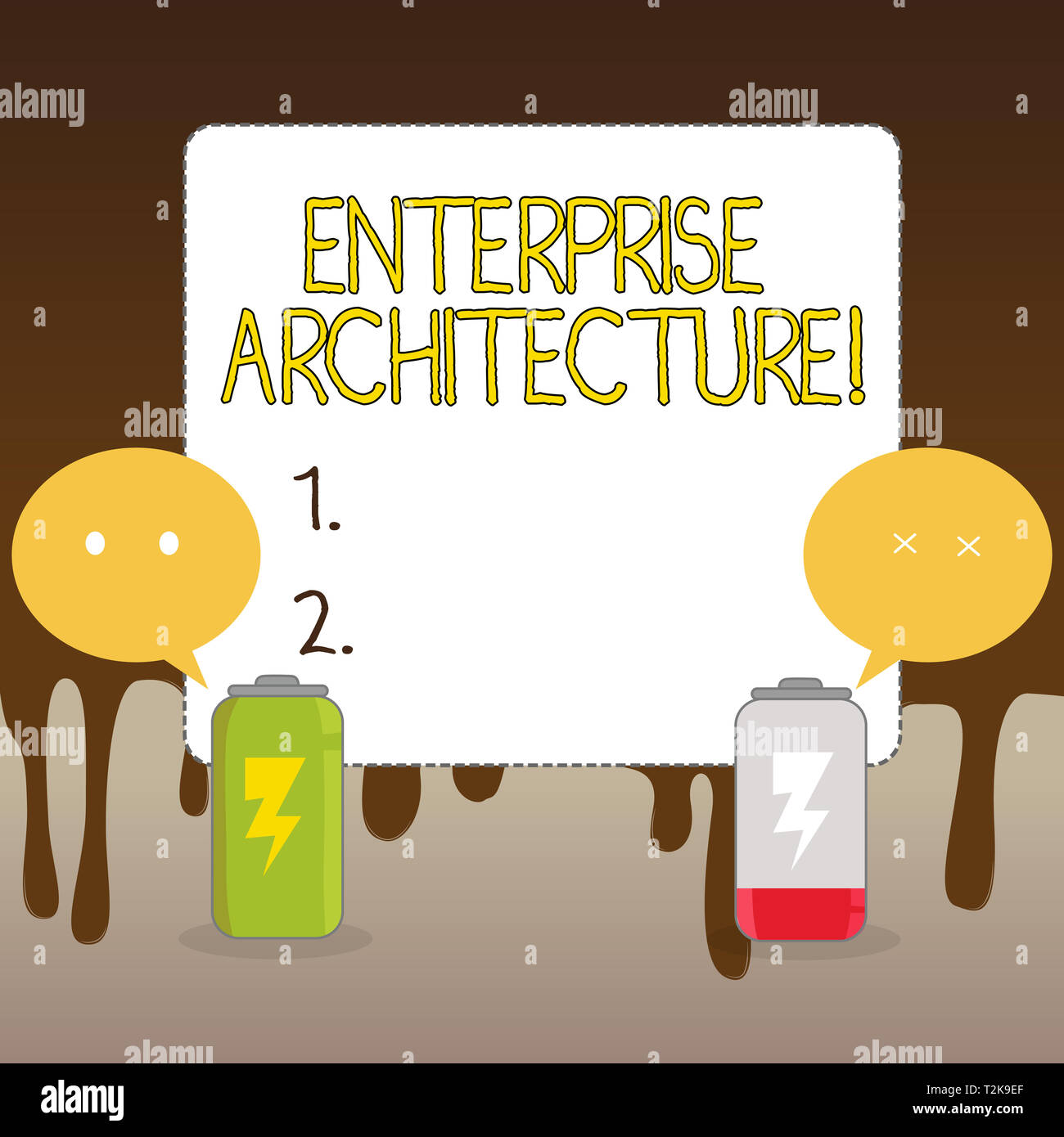 Handwriting text Enterprise Architecture. Conceptual photo practice for ...