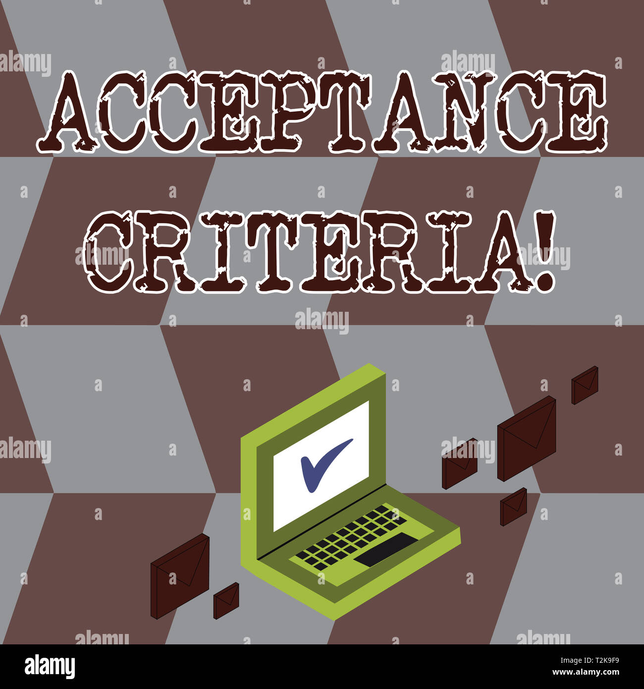 Conceptual hand writing showing Acceptance Criteria. Concept meaning ...