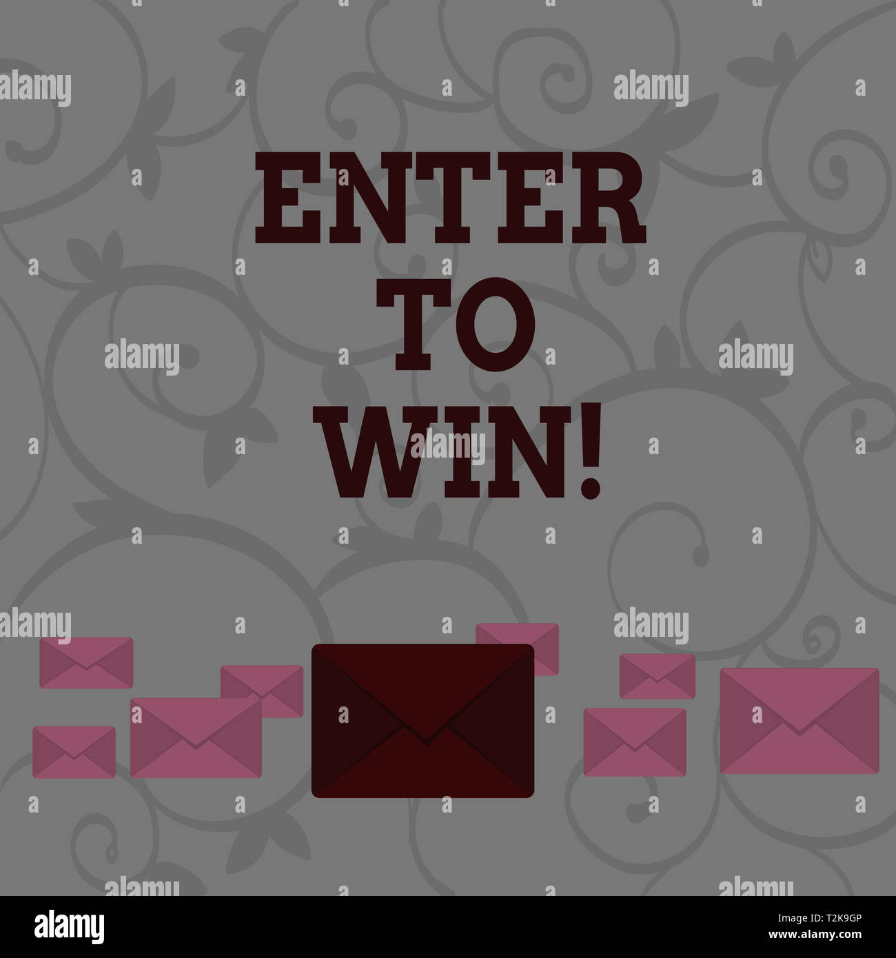 Conceptual hand writing showing Enter To Win. Concept meaning ...