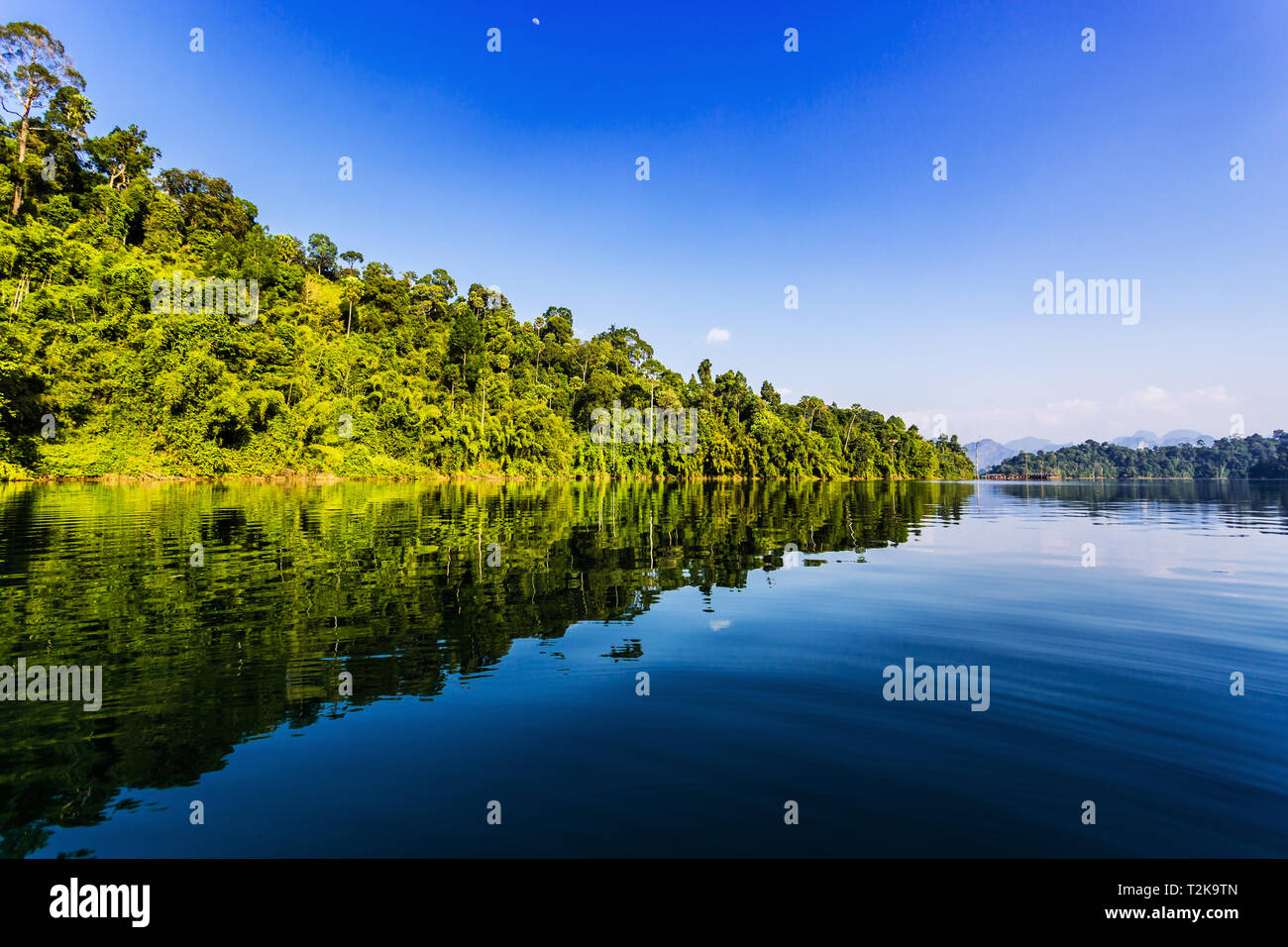 Khao Sok National Park, Cheow Lan Lake, Surat Thani, Thailand at sunny ...