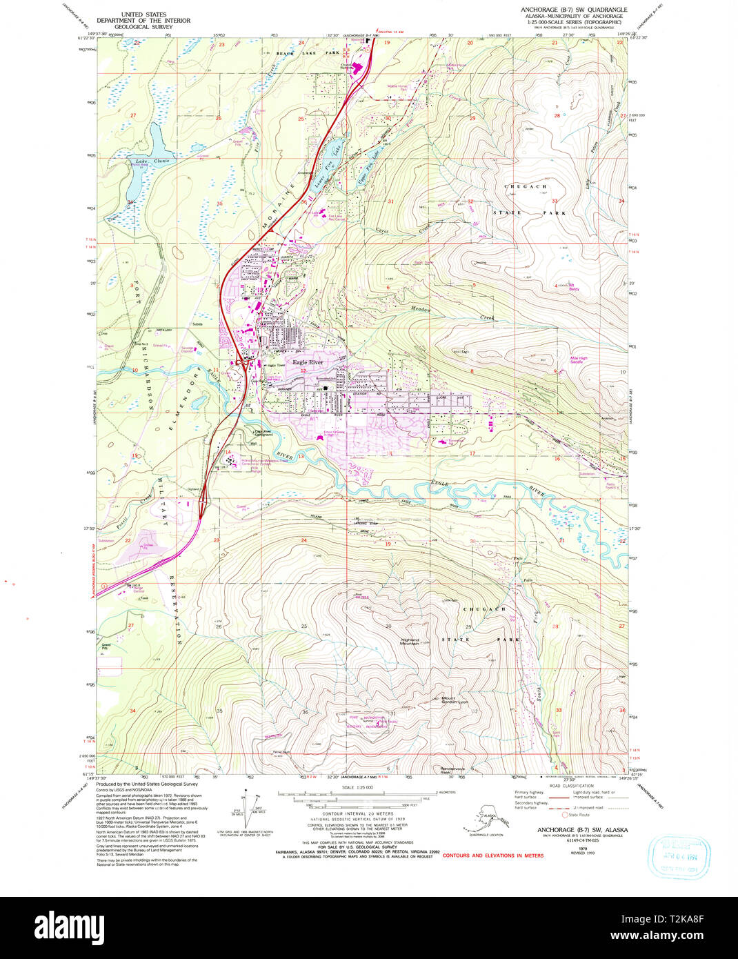 Sw alaska map hi-res stock photography and images - Alamy