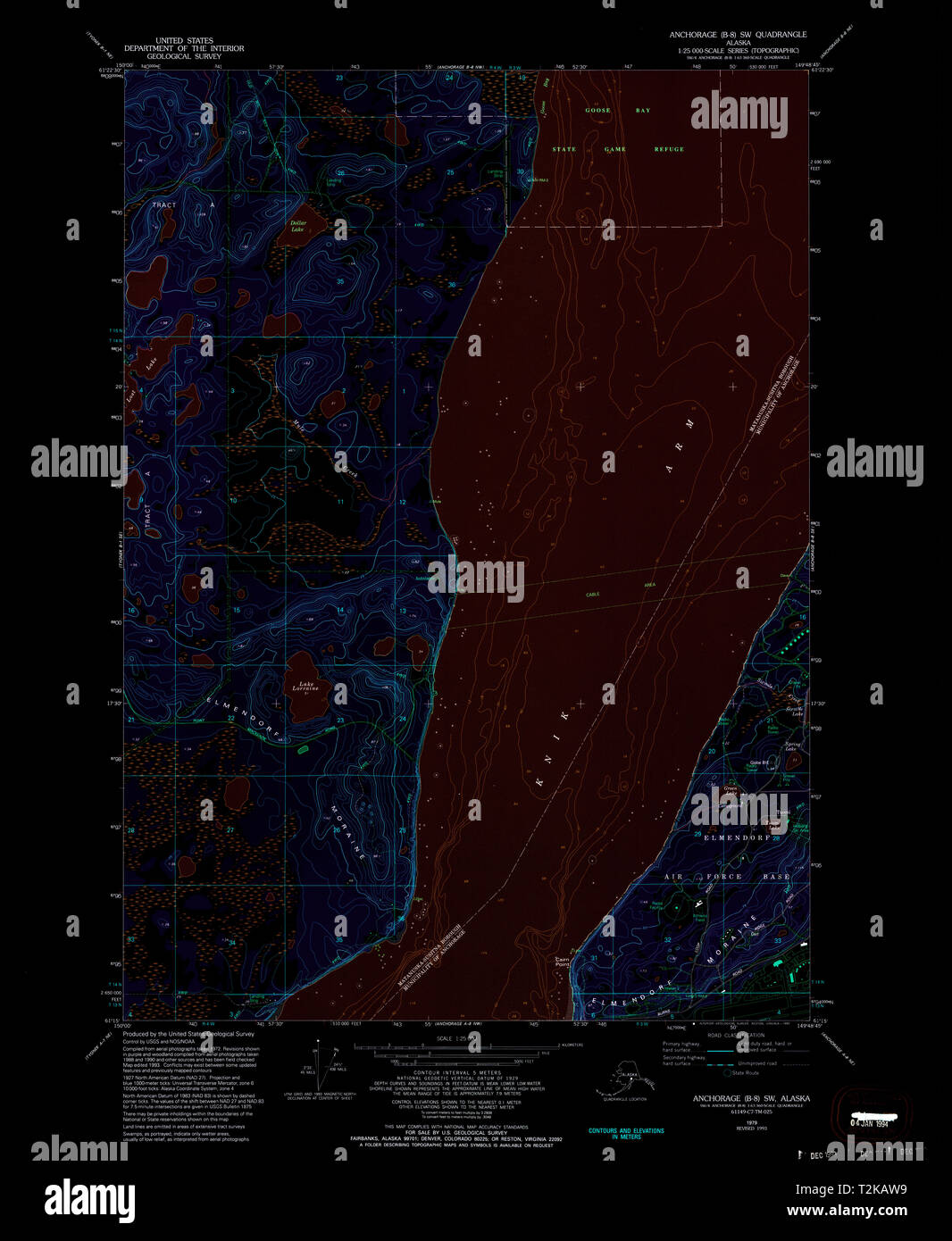 Sw alaska map hi-res stock photography and images - Alamy